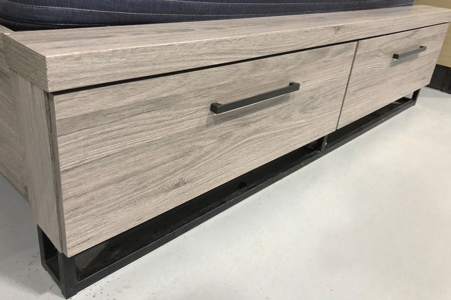 WESTDEN Storage Bed Frame Set - Super King Size Bed with 2 Sets Bedside ...