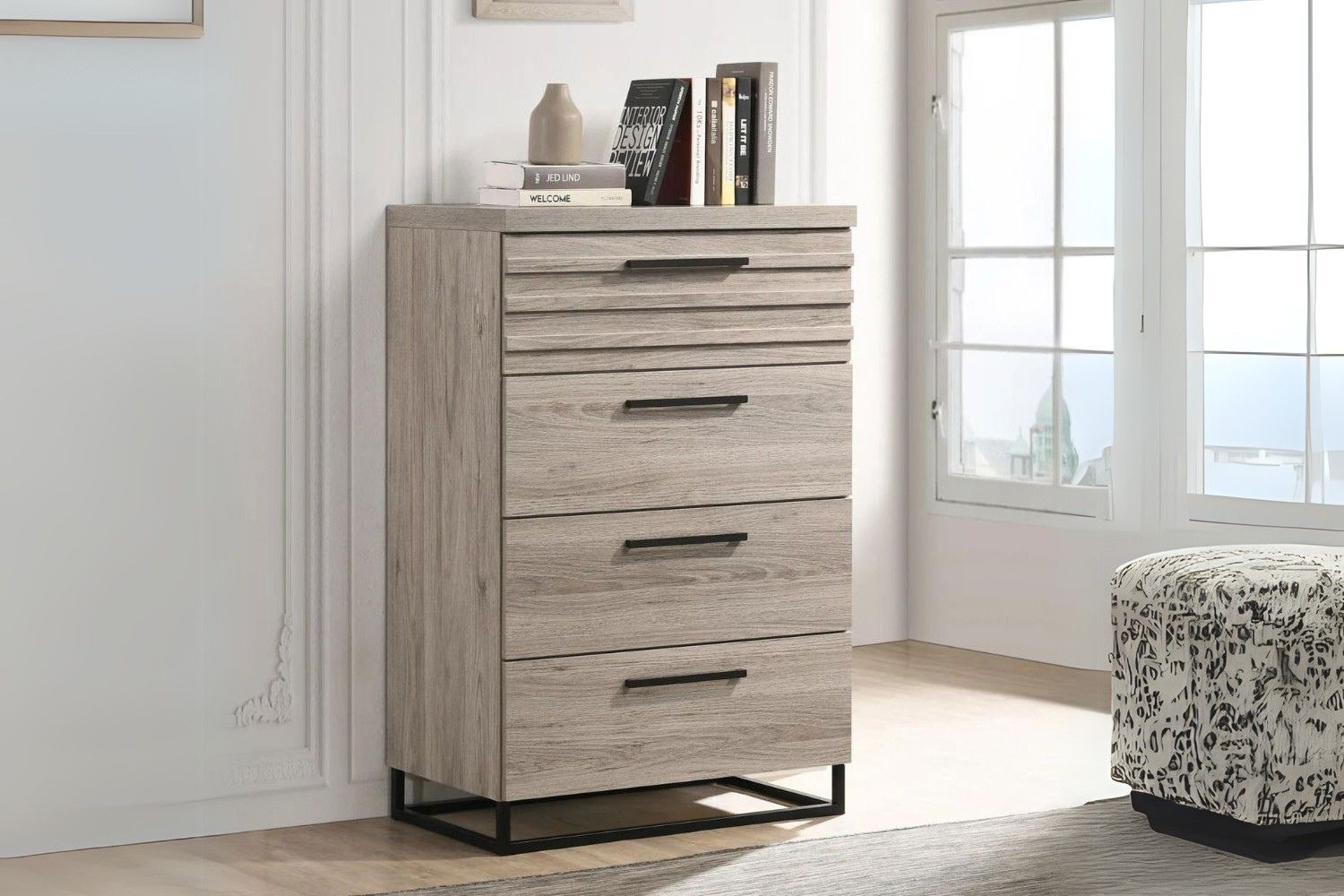 WESTDEN 3PC/4PC/5PC/6PC Bedroom Combo Set with Side Pier in Queen ...
