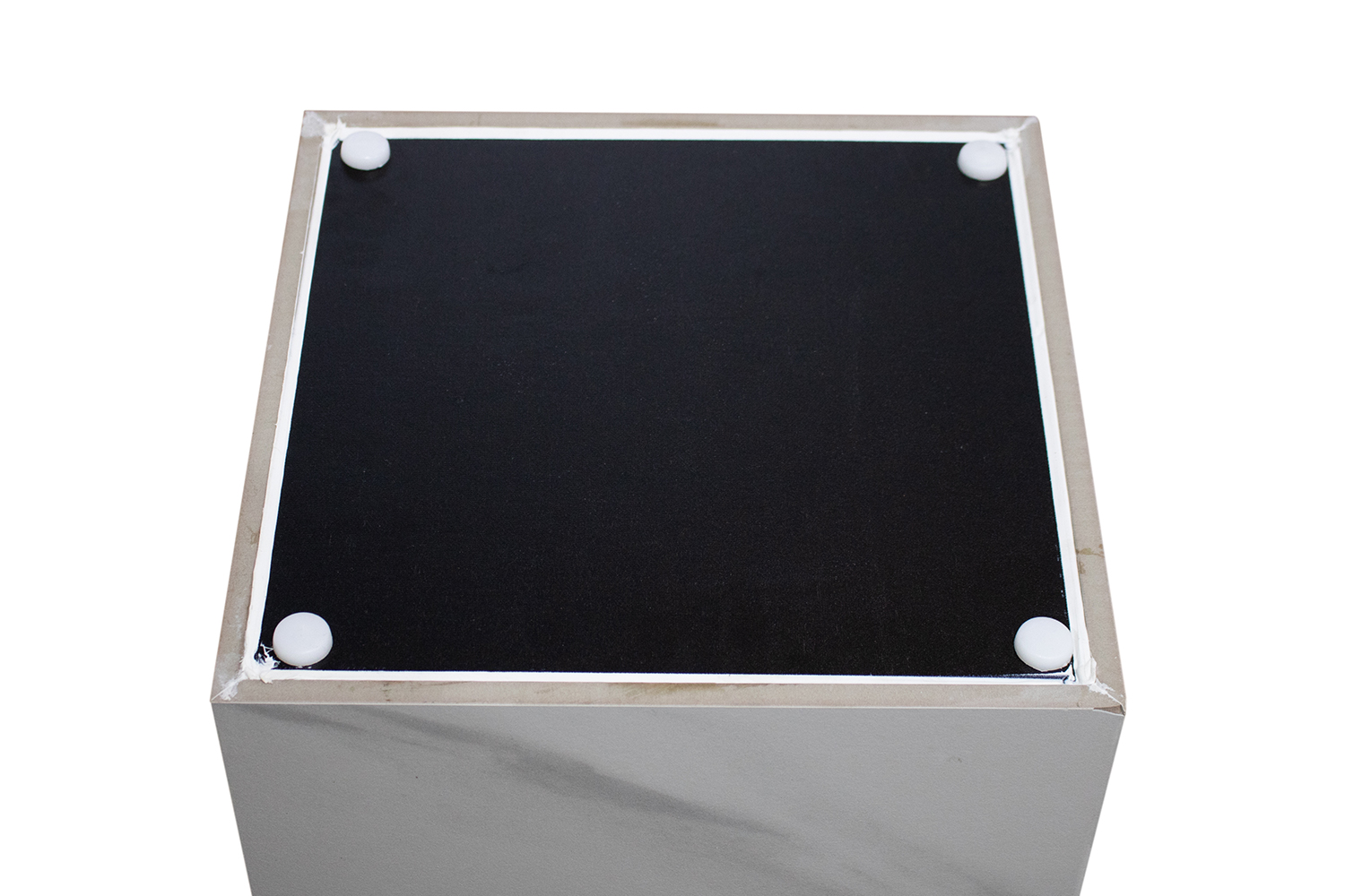 DELRAY Sintered Stone Pedestal Stand/Display Plinth(Matte White) - H40