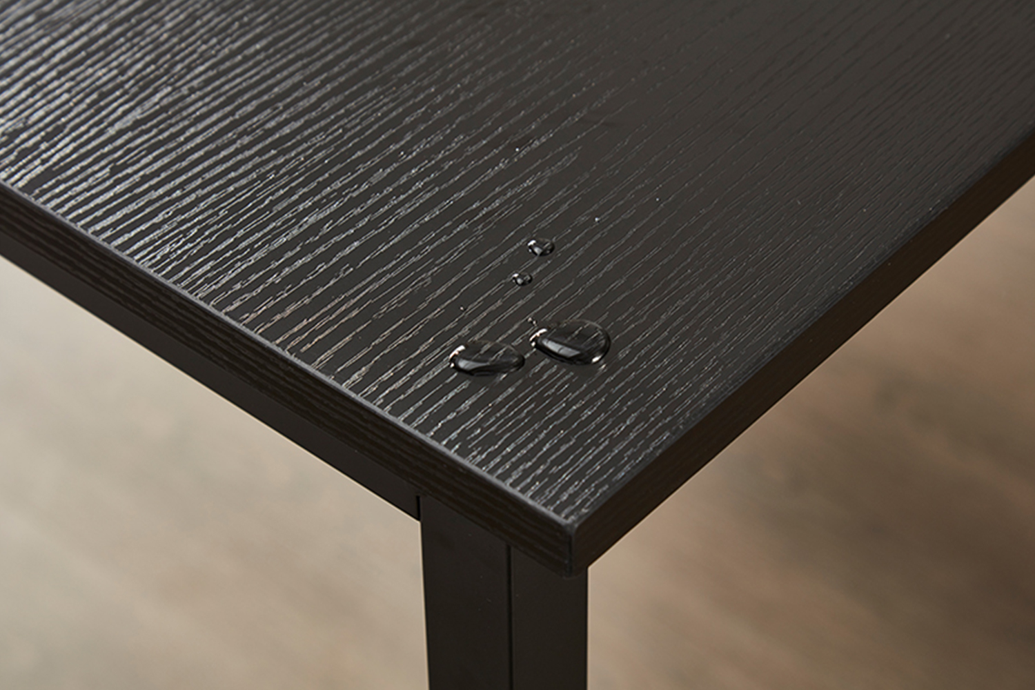 VITALI 150 L-Shaped Computer Desk (Black)