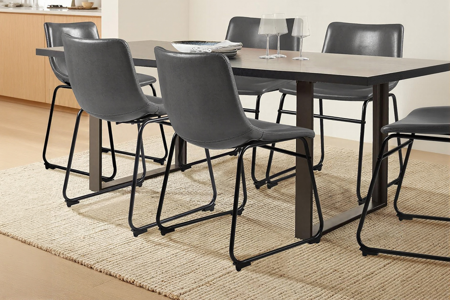 KRISTA Dining Chair (Grey) - 2 Chairs in 1 Carton
