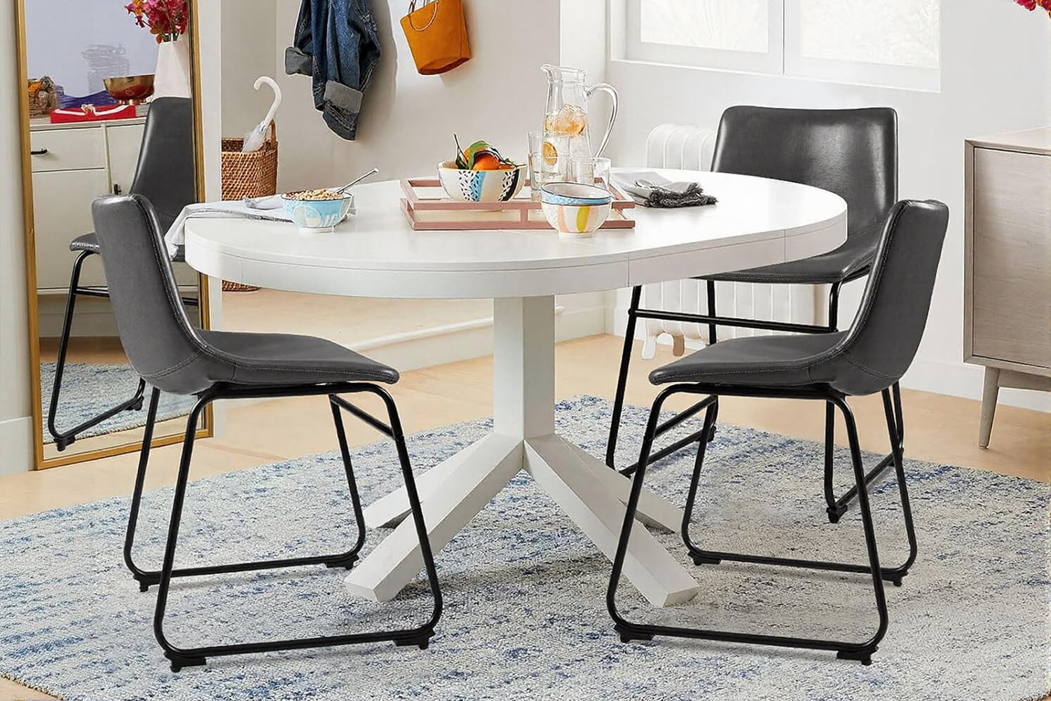 KRISTA Dining Chair (Grey) - 2 Chairs in 1 Carton
