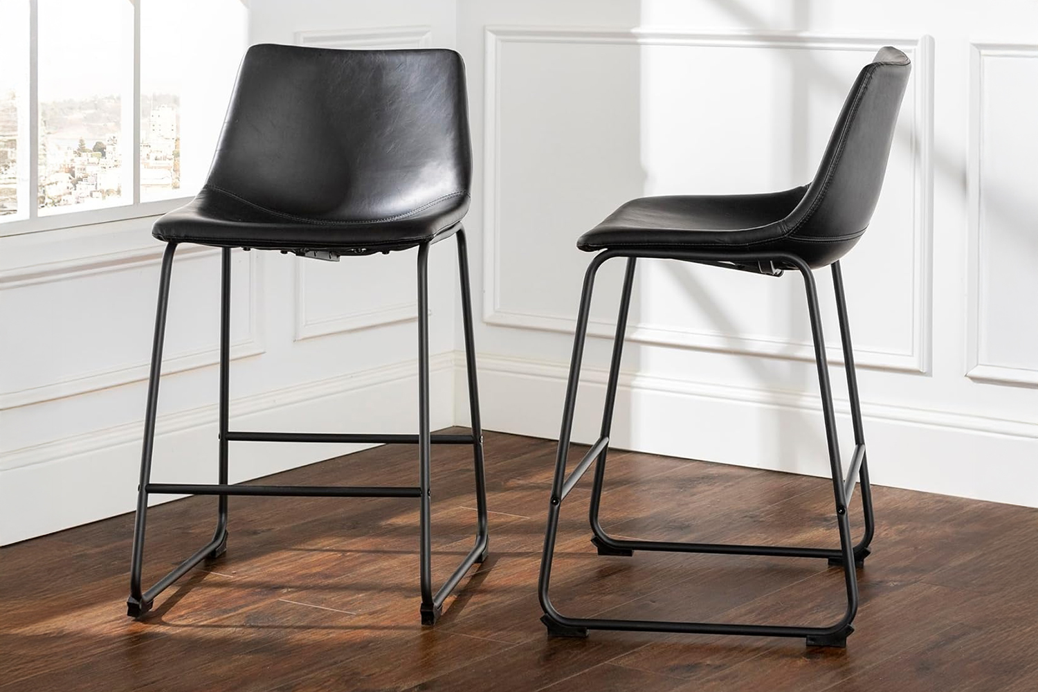 KRISTA Bar Chair (Black) - 2 Chairs in 1 Carton