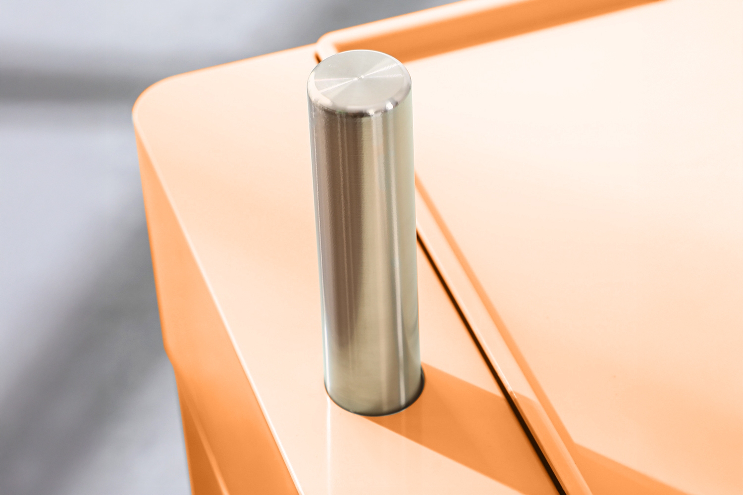 GAVIN Rotating 5 Tier Utility Drawer Wheel Trolley (Orange)