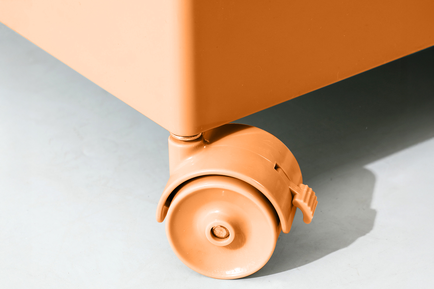 GAVIN Rotating 5 Tier Utility Drawer Wheel Trolley (Orange)