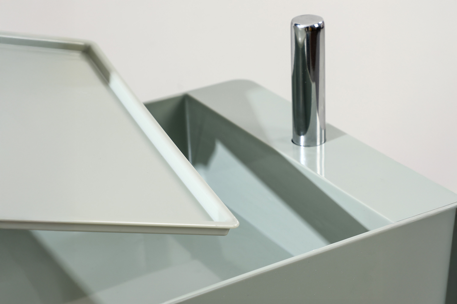 GAVIN Rotating 5 Tier Utility Drawer Wheel Trolley (Green)