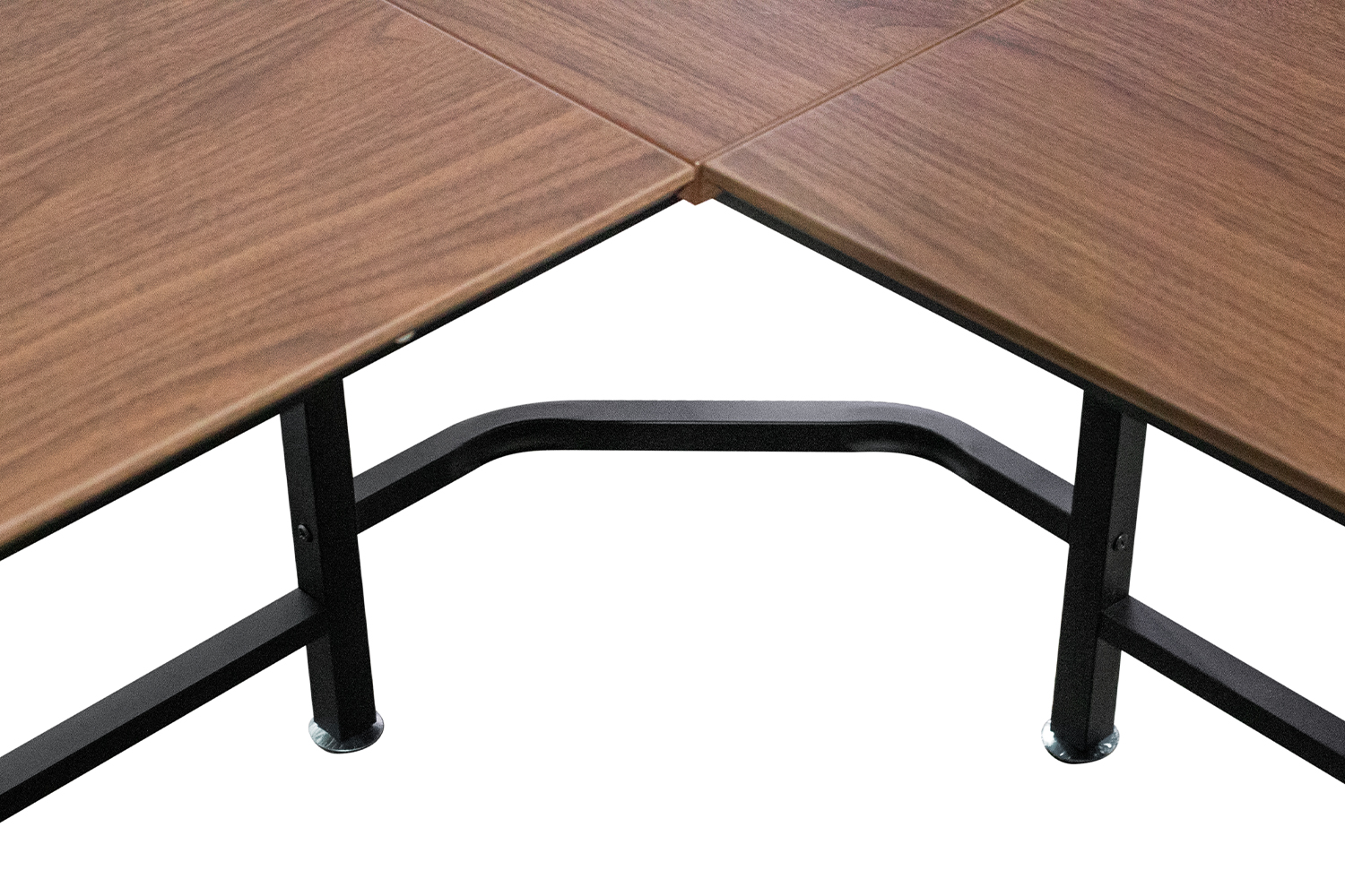 VITALI 150 L-Shaped Computer Desk (Light Walnut)