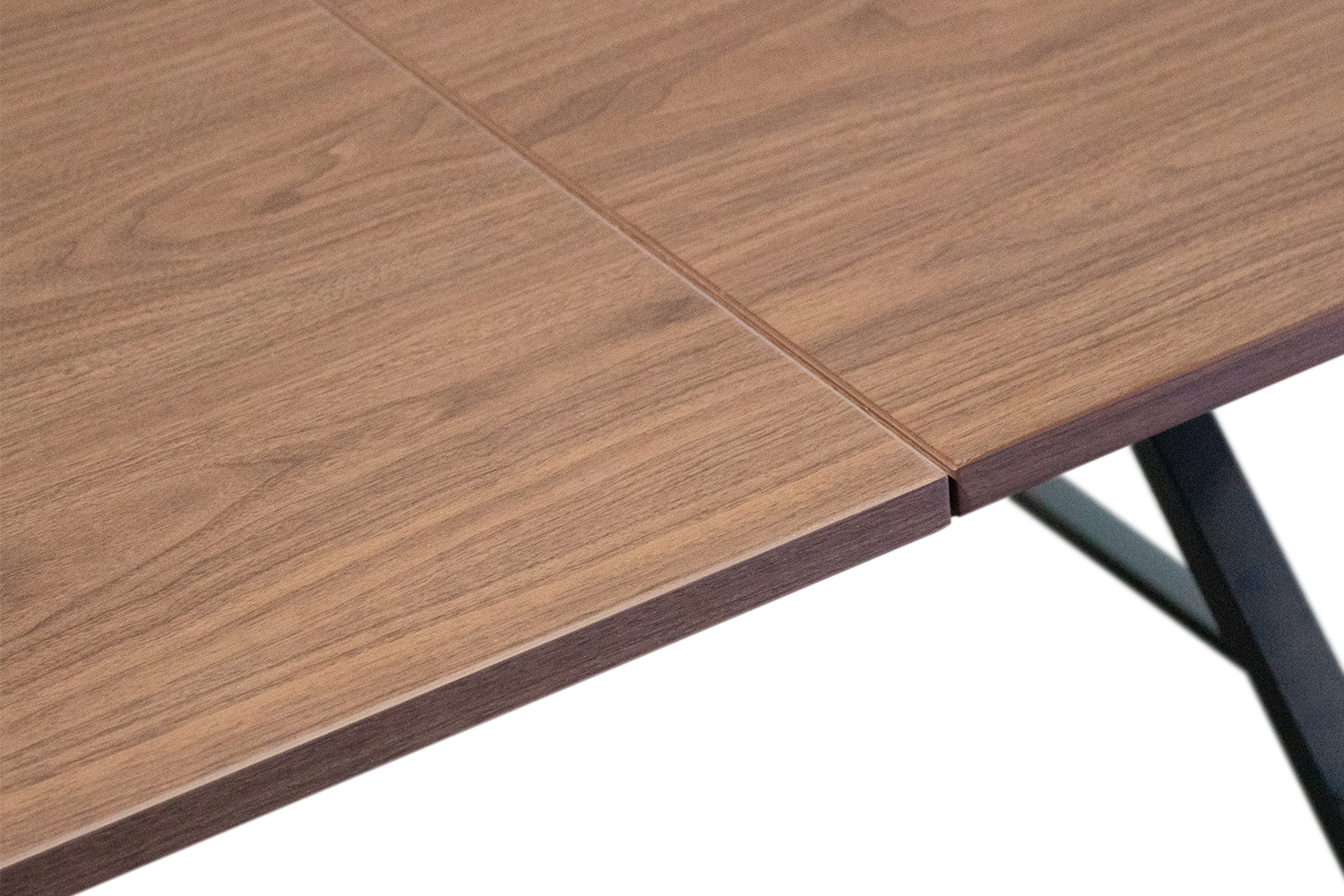 VITALI 150 L-Shaped Computer Desk (Light Walnut)