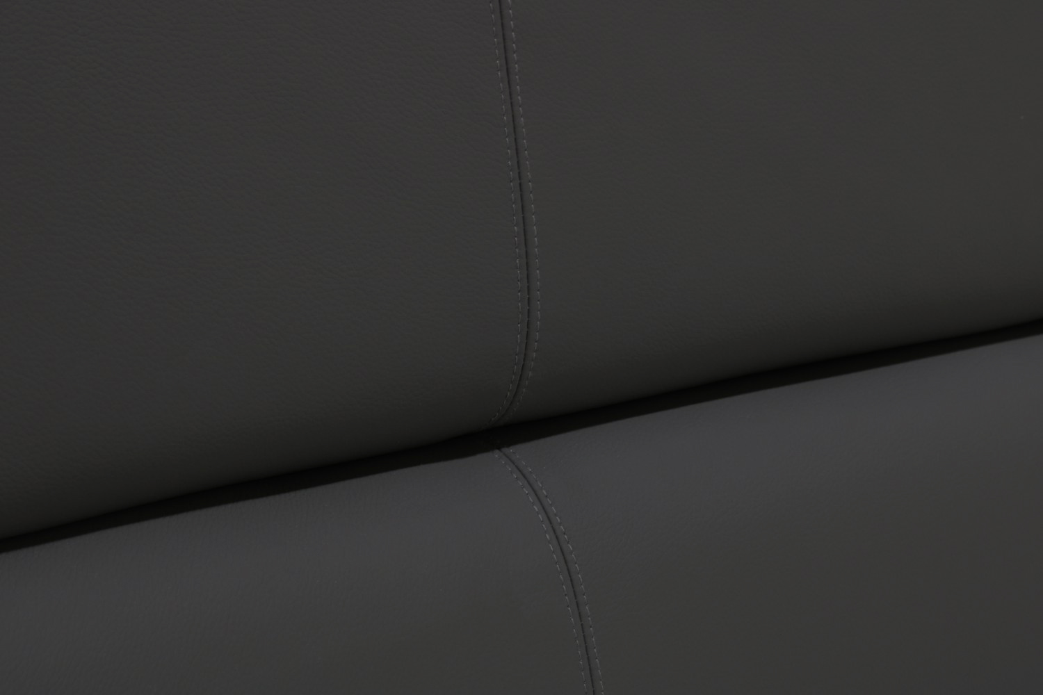CUBA Genuine Leather Bed Frame in Queen/King Size (Dark Grey)