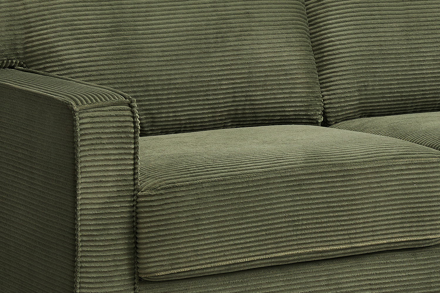 HERBERT 3/2/1 Seater Corduroy Sofa Range (Green)