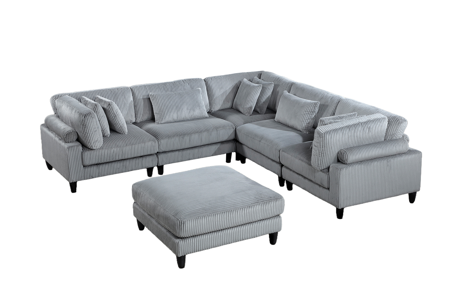VIANNA Sectional Modular Sofa Range (Grey)