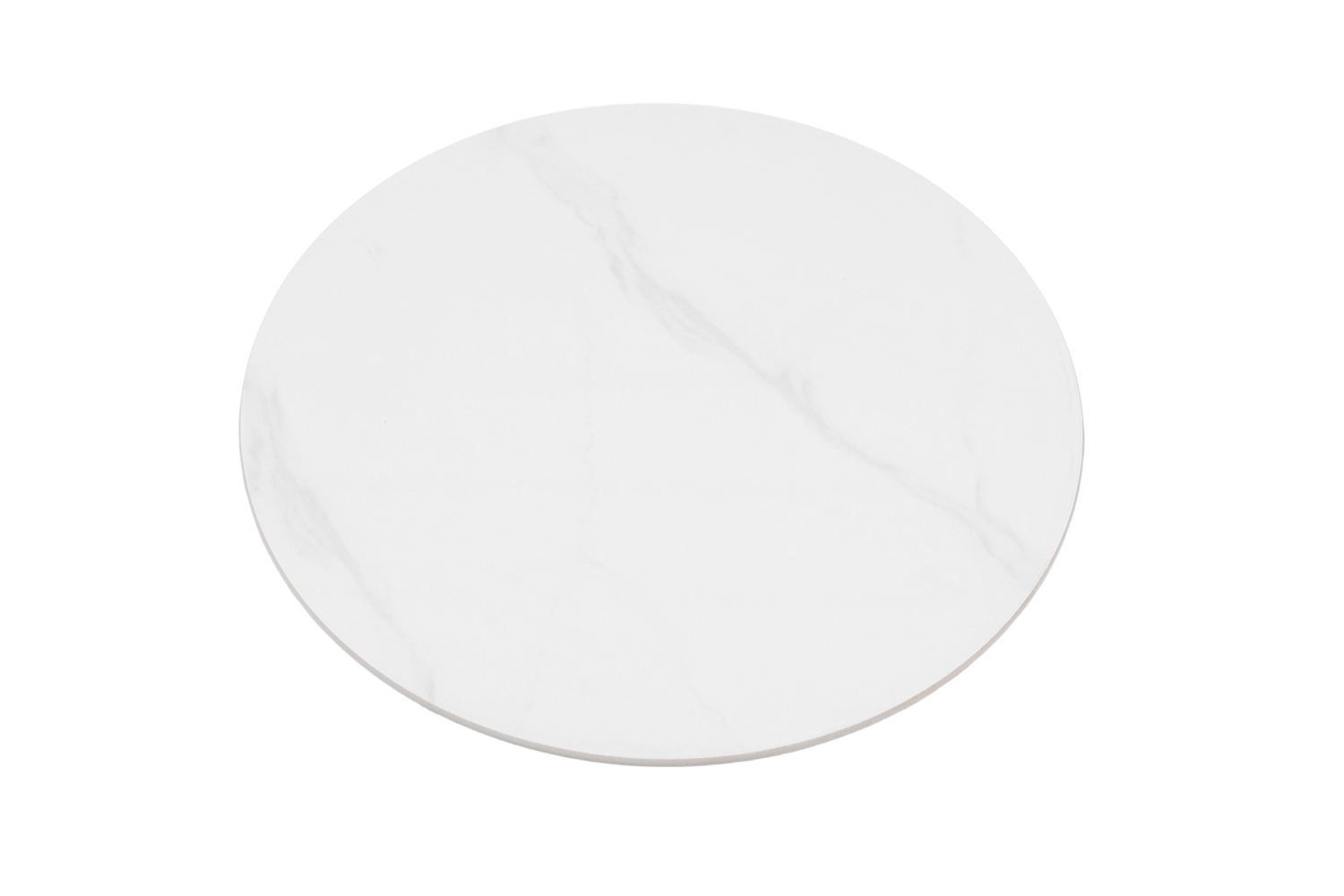 LAVANT Round Sintered Stone Table Top (White) - D60
