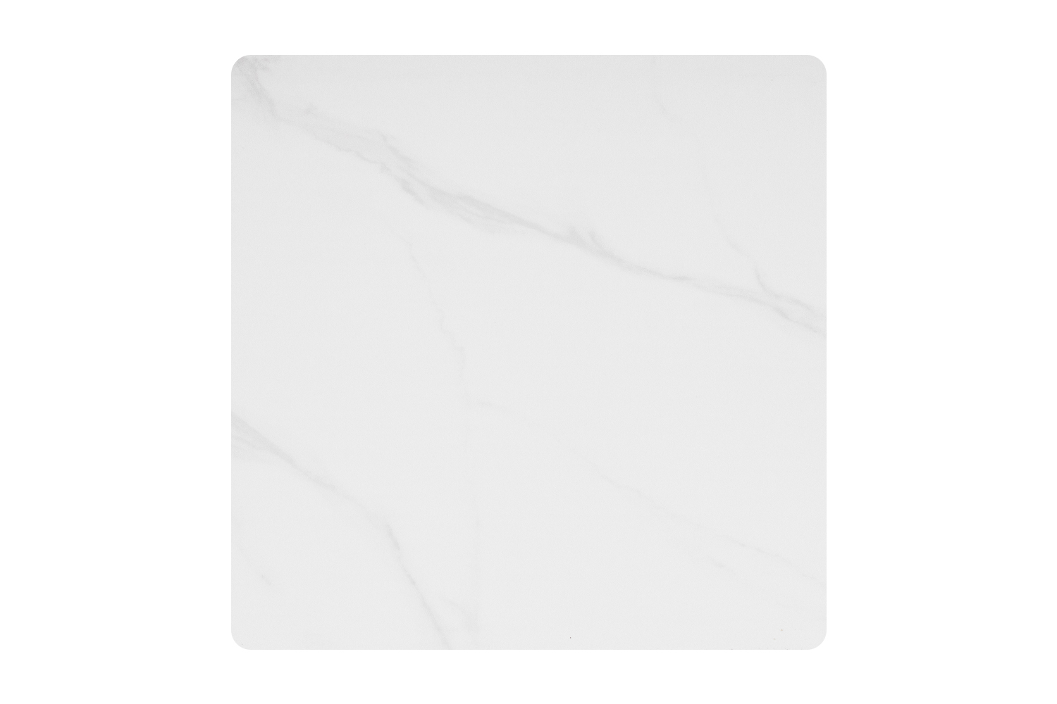 LAVANT Square Sintered Stone Table Top (White) - 70x70