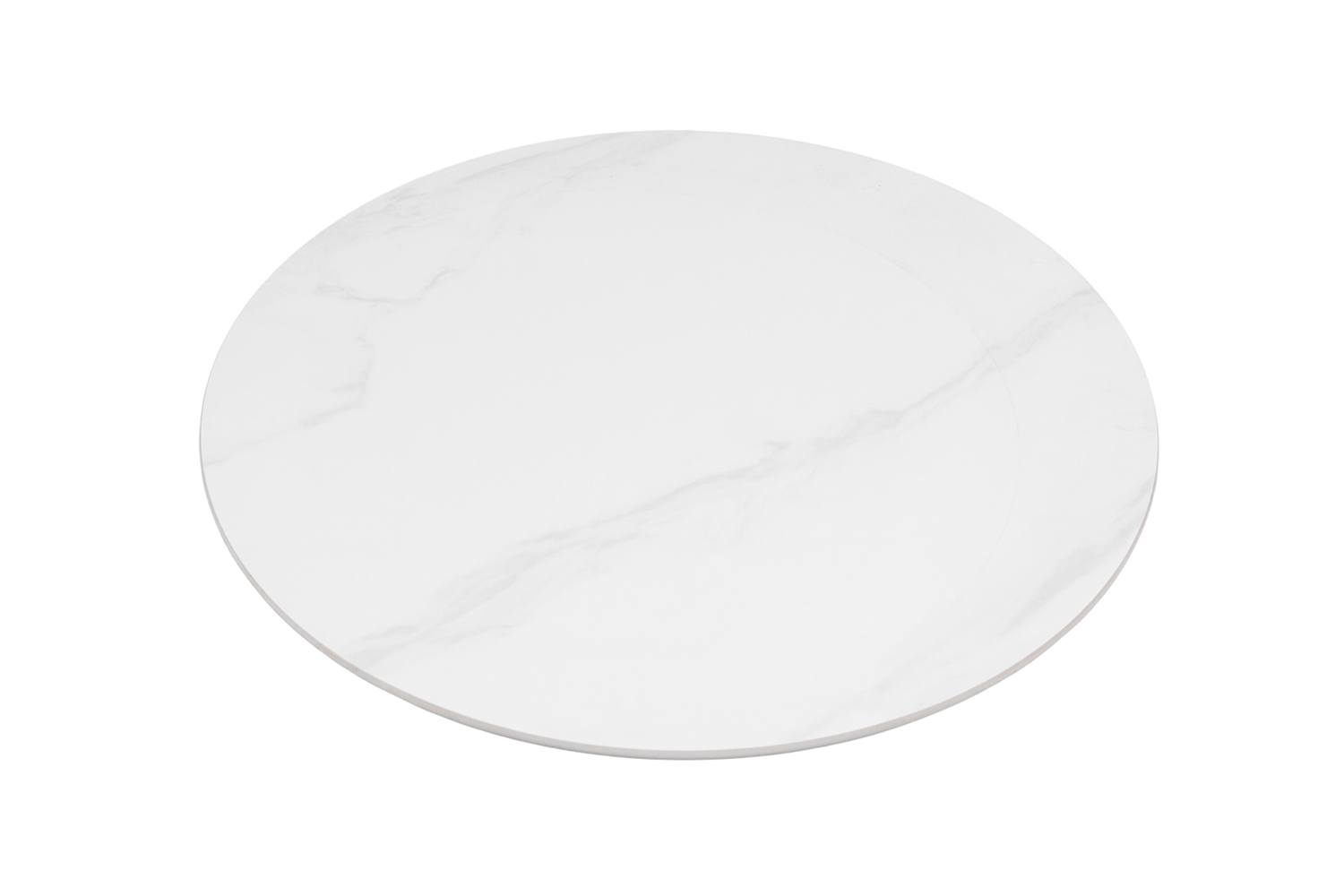 LAVANT Round Sintered Stone Table Top (White) - D70