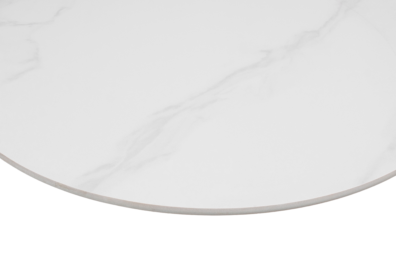 LAVANT Round Sintered Stone Table Top (White) - D70