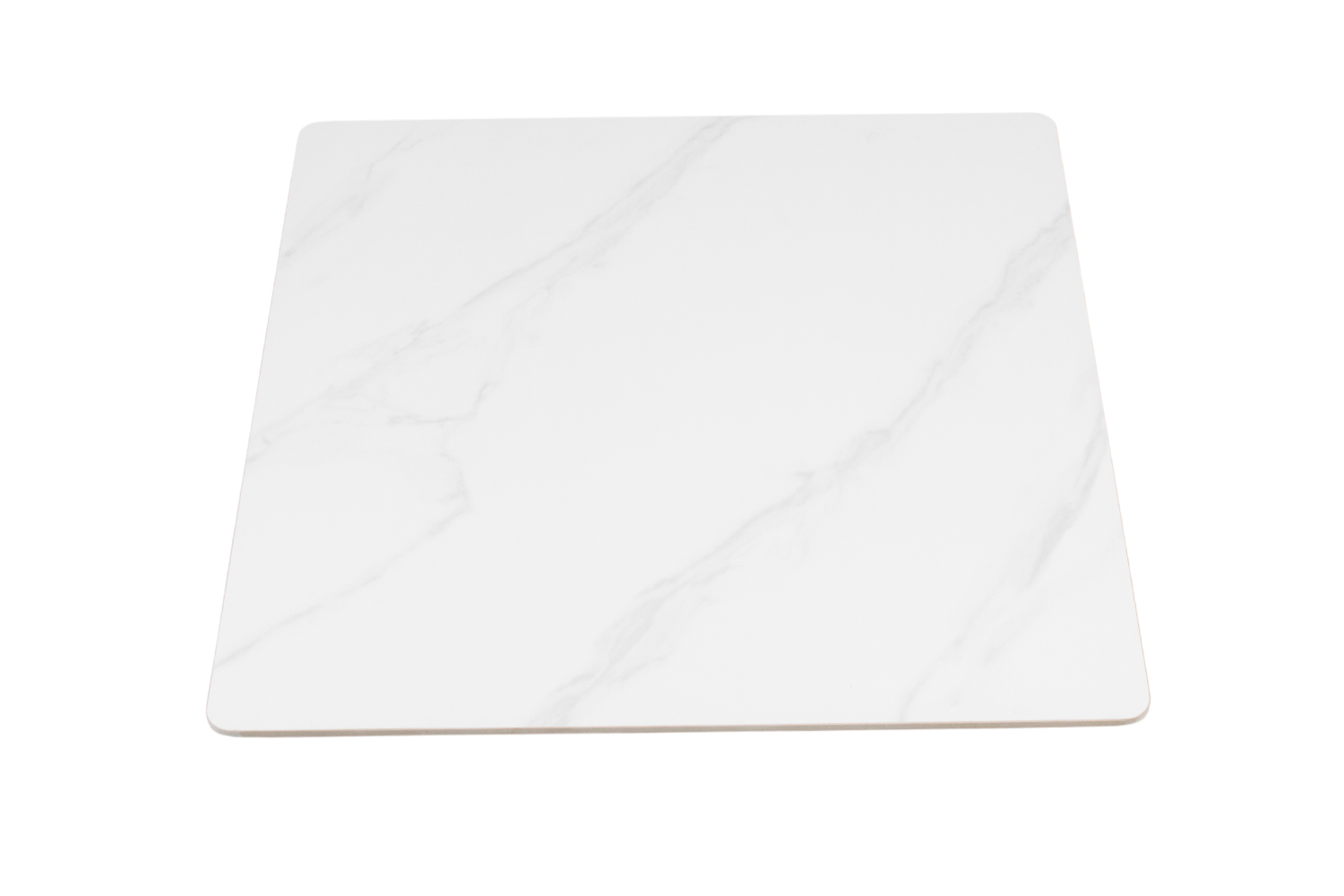 LAVANT Square Sintered Stone Table Top (White) - 80x80