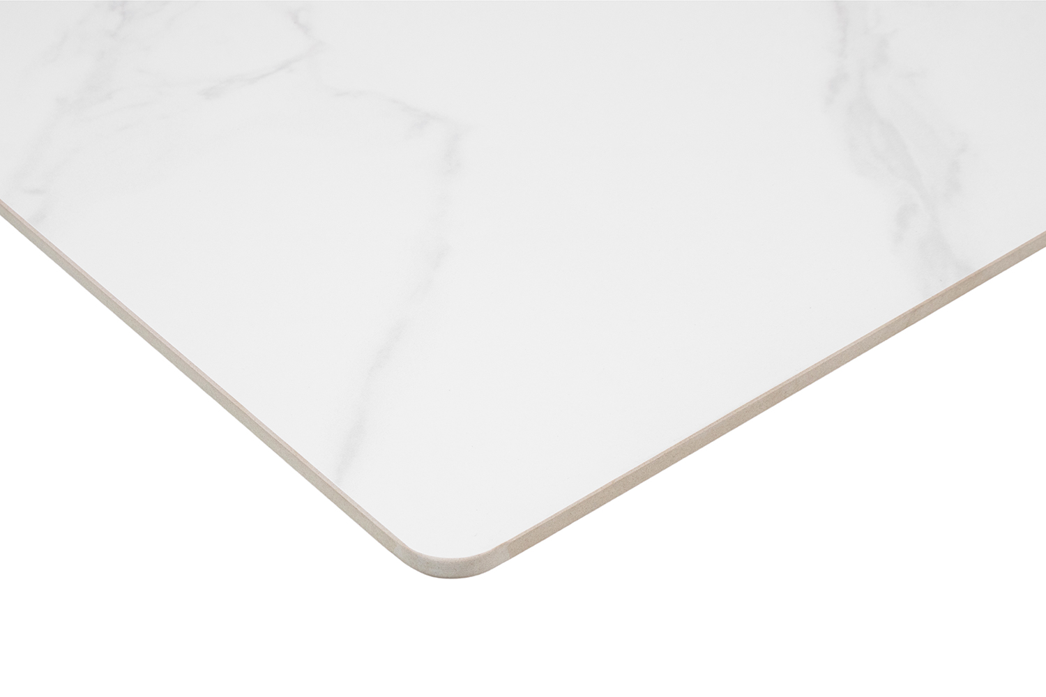 LAVANT Square Sintered Stone Table Top (White) - 80x80