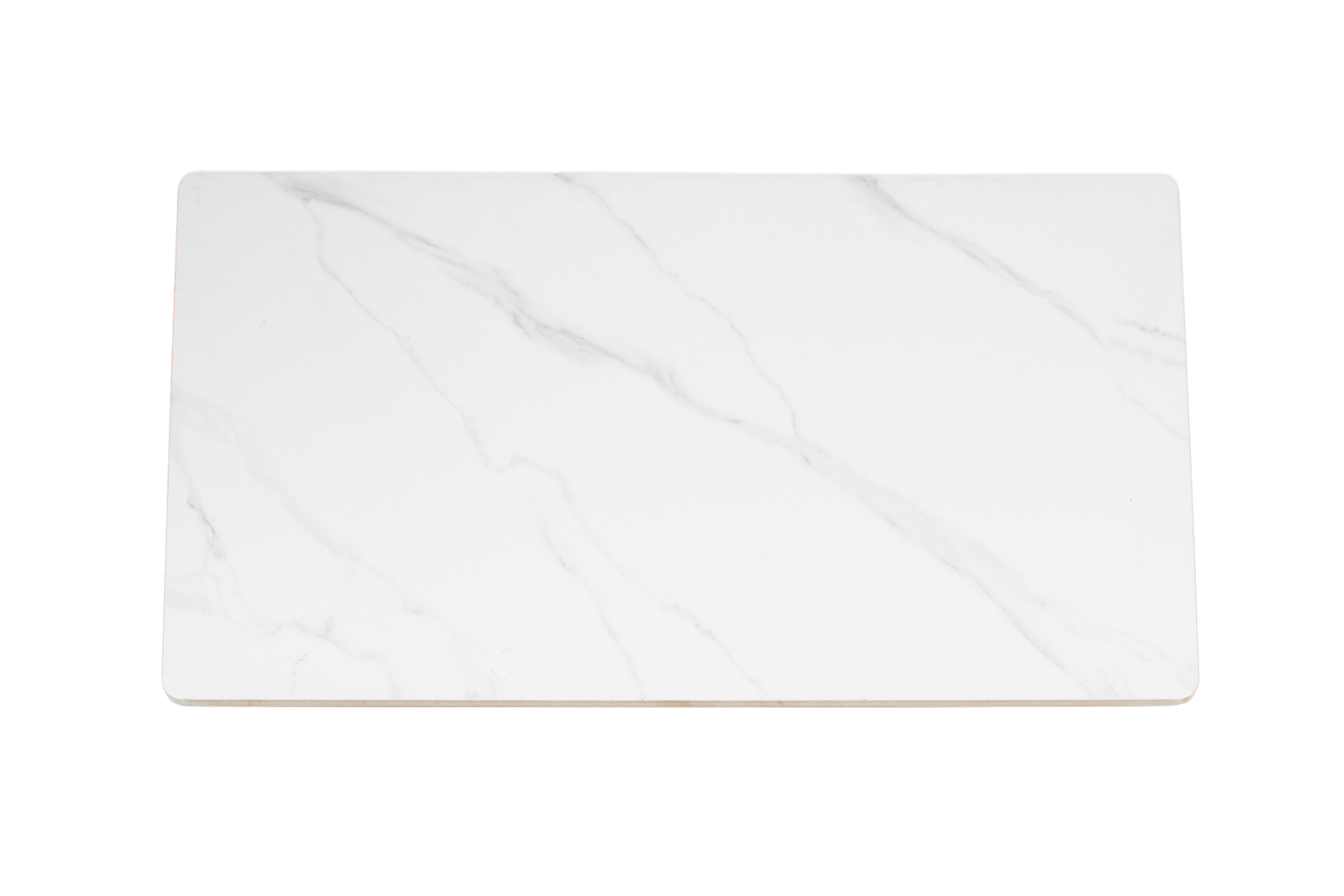 LAVANT Rectangular Sintered Stone Table Top (White) - 120x70