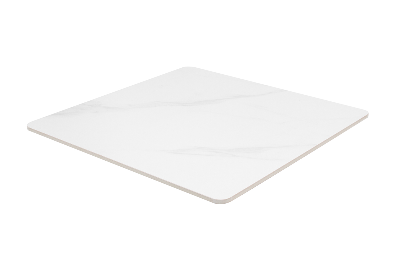 LAVANT Square Sintered Stone Table Top (White)