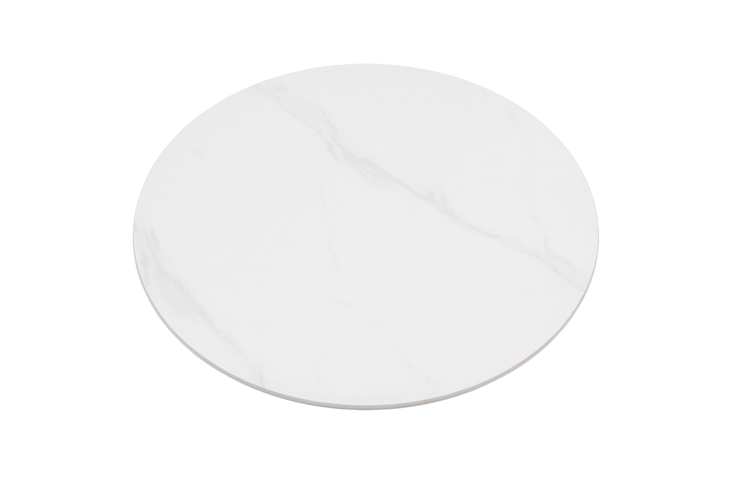 LAVANT Round Sintered Stone Table Top (White)