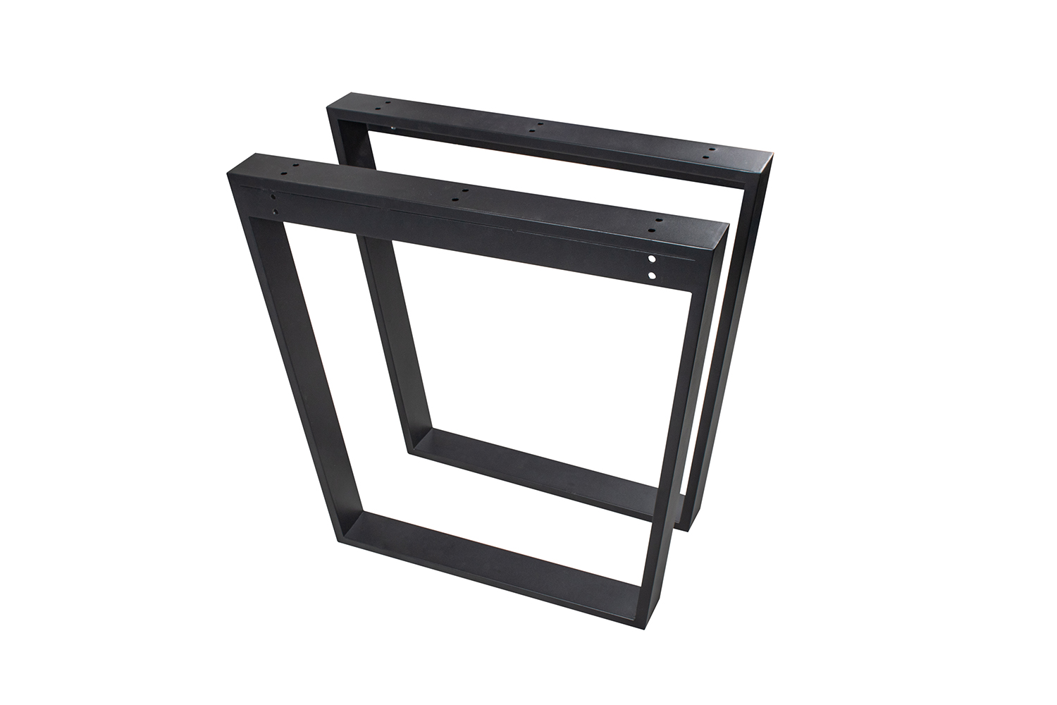 SynergyPlus H74 Trapezoid Metal Table Legs With 180 Support Bracket