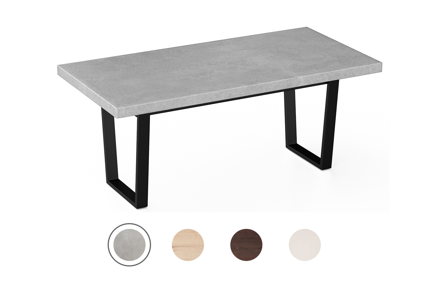 SYNERGYPLUS Table Top (Cement Grey) - 200x100