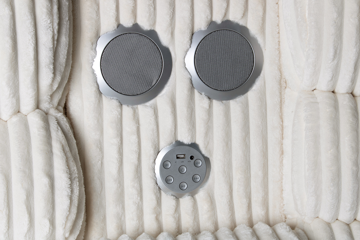 GRACEY 3/2 Seater Power Reclining Sofa Range with Bluetooth Speaker ...