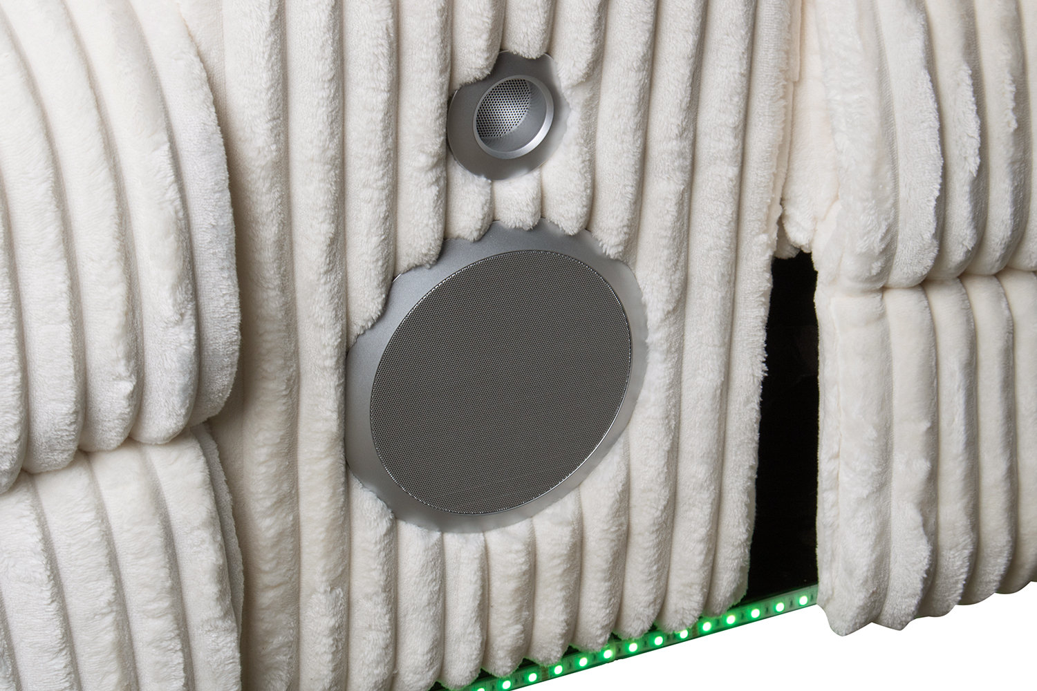 GRACEY 3/2 Seater Power Reclining Sofa Range with Bluetooth Speaker ...