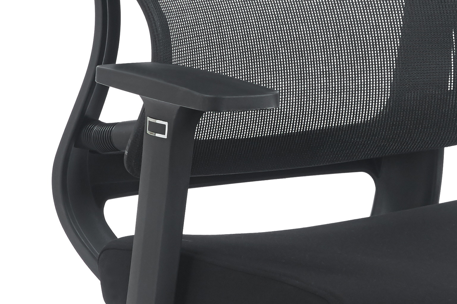 RIN Height Adjustable Mesh Office Chair with Hard Footrest