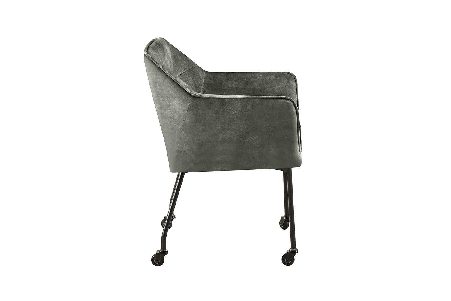 WANDA Versatile Armchair with Wheels (Green)