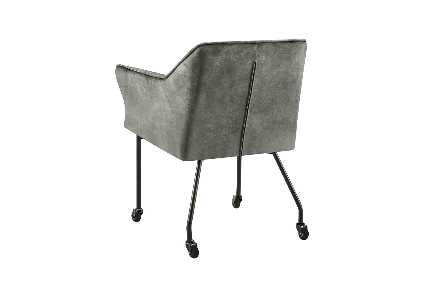 WANDA Versatile Armchair with Wheels (Green) - 2 Chairs in 1 Carton