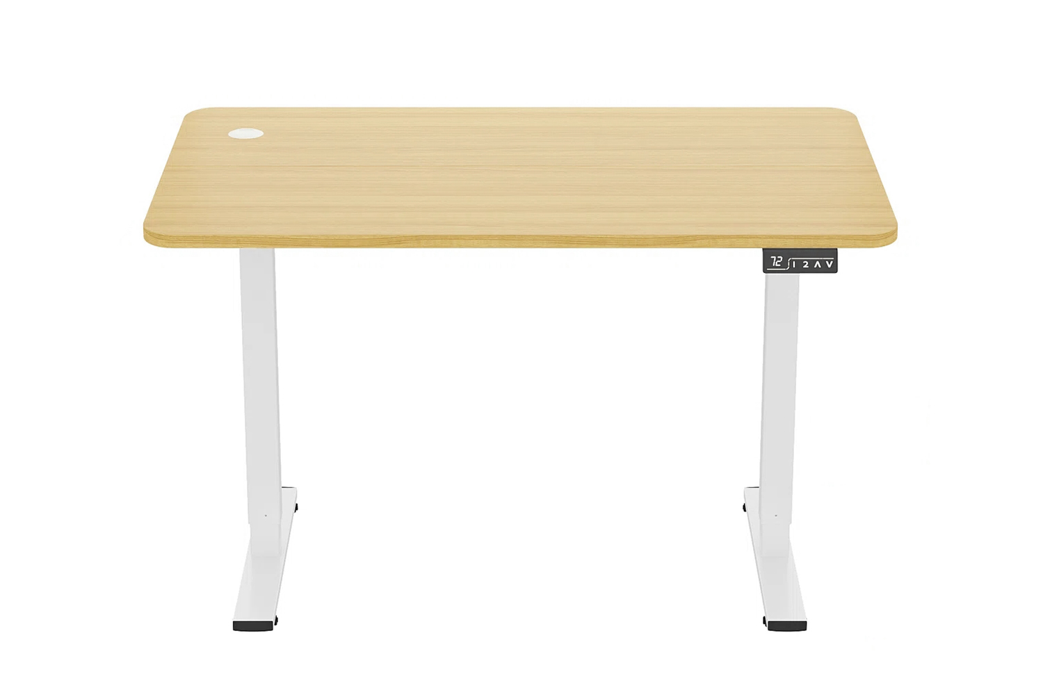 EXUS 140 Electric Height Adjustable Standing Desk with LED Display (Oak)