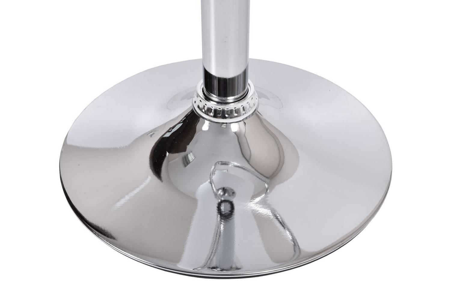 LIBBY Adjustable Swivel Gas Lift Bar Stool (White) - Each