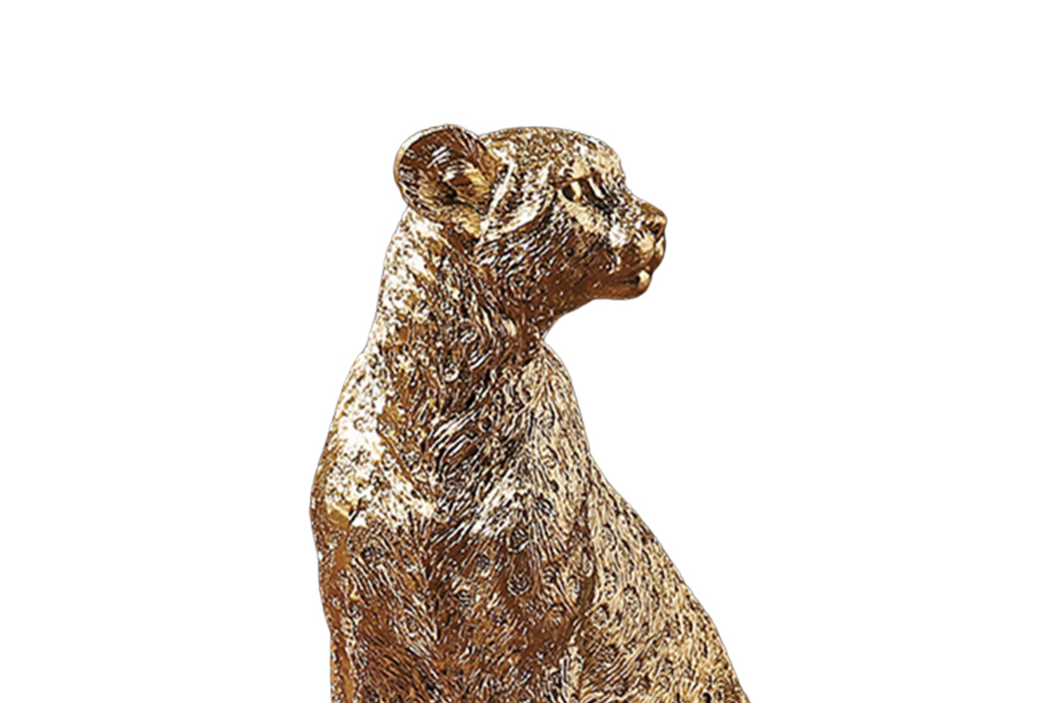 Cheetah Statue Decor (Sitting)