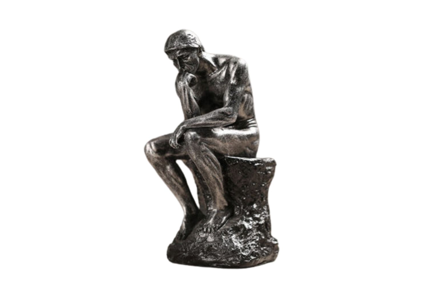 Famous Thinking Man Resin Sculpture for Home and Office Decor