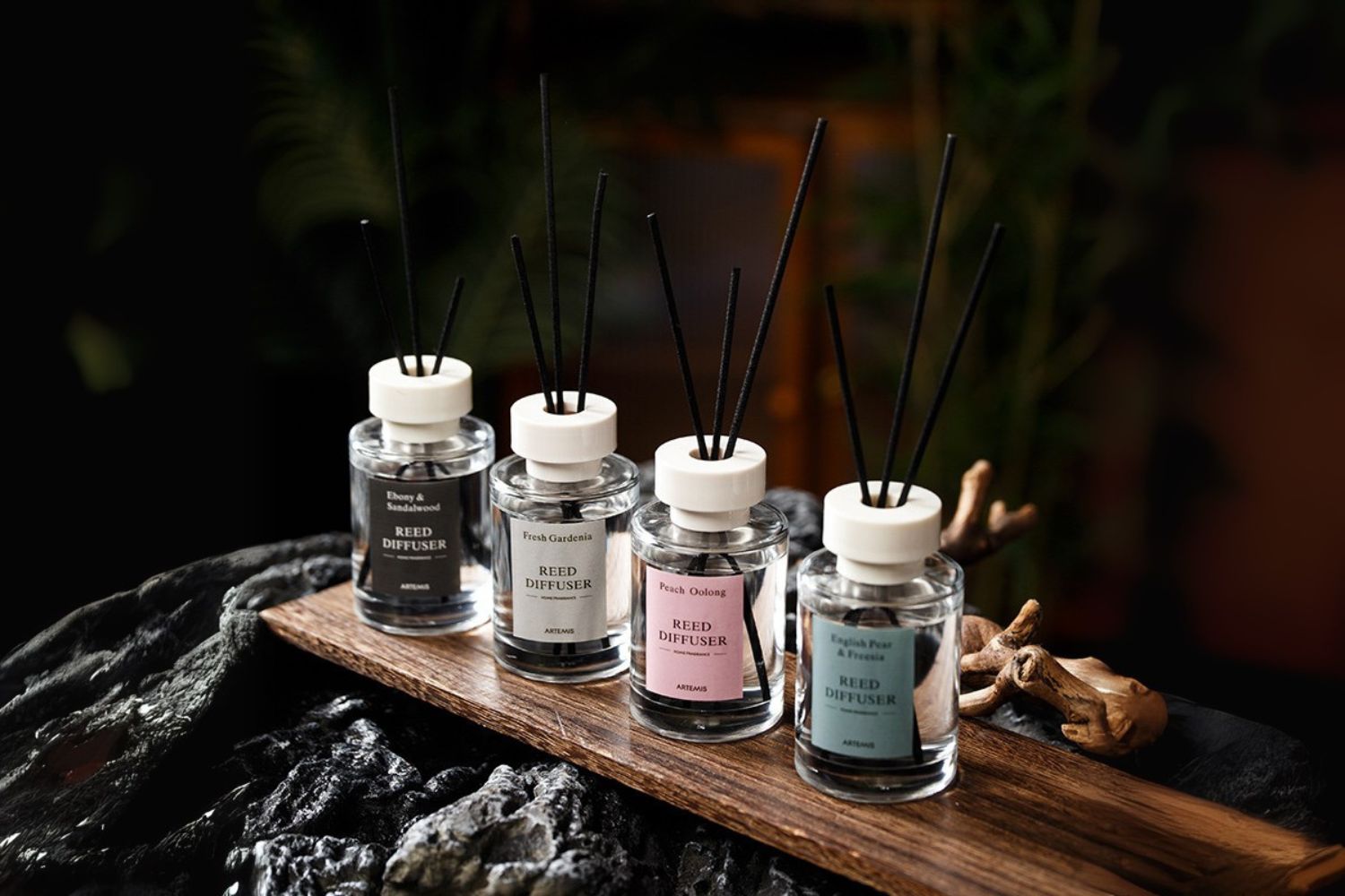 392-003 ARTEMIS Reed Diffuser Signature Scent (120ml Each) - Peach Oolong