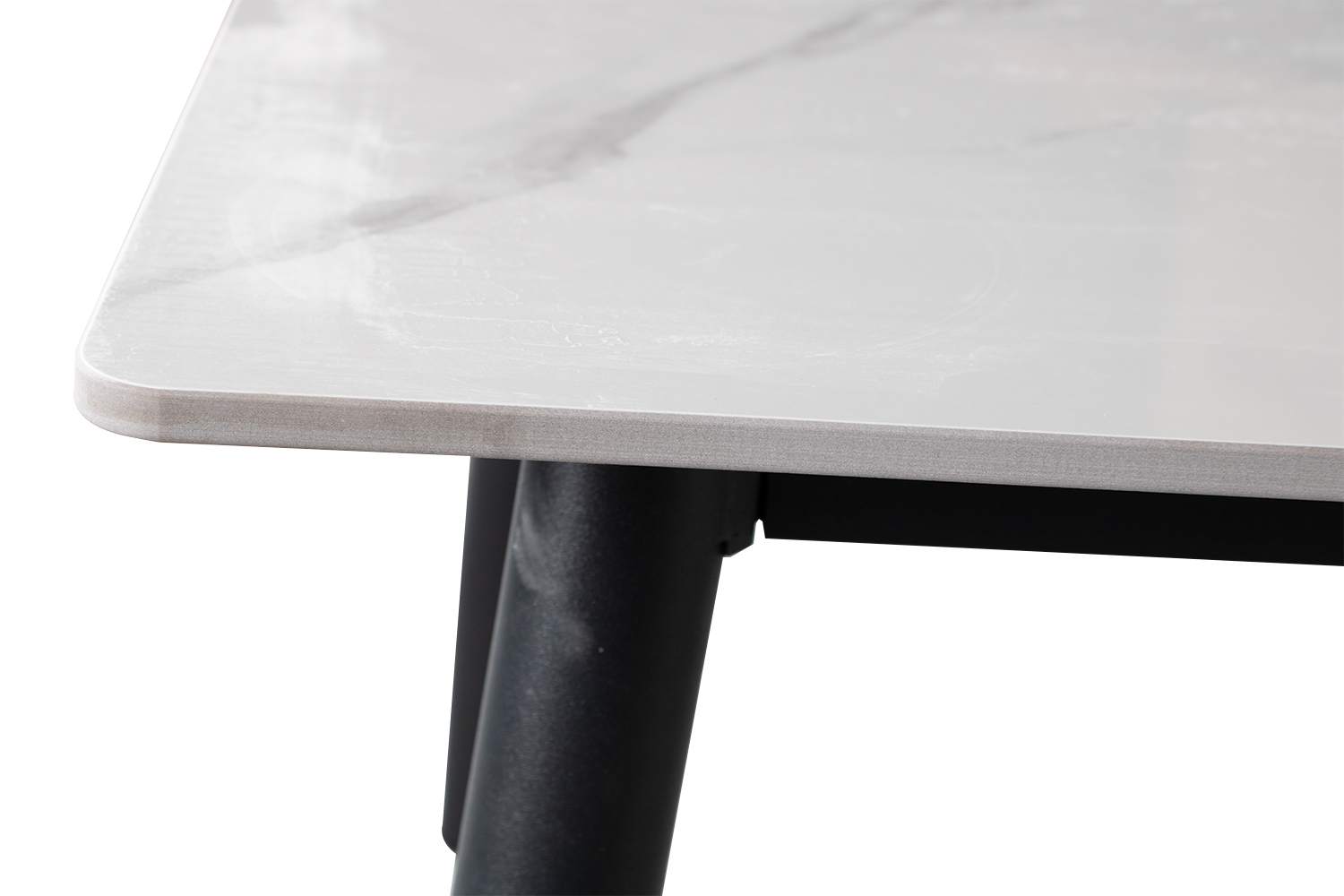 MIKASA 120 Sintered Stone Top 5PC Dining Set (Crisp-White Table)