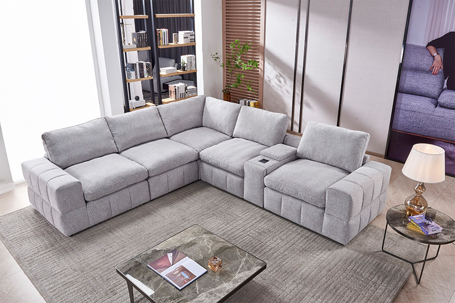 LUXEON Sectional Modular Sofa Range - Right Facing Arm Chair