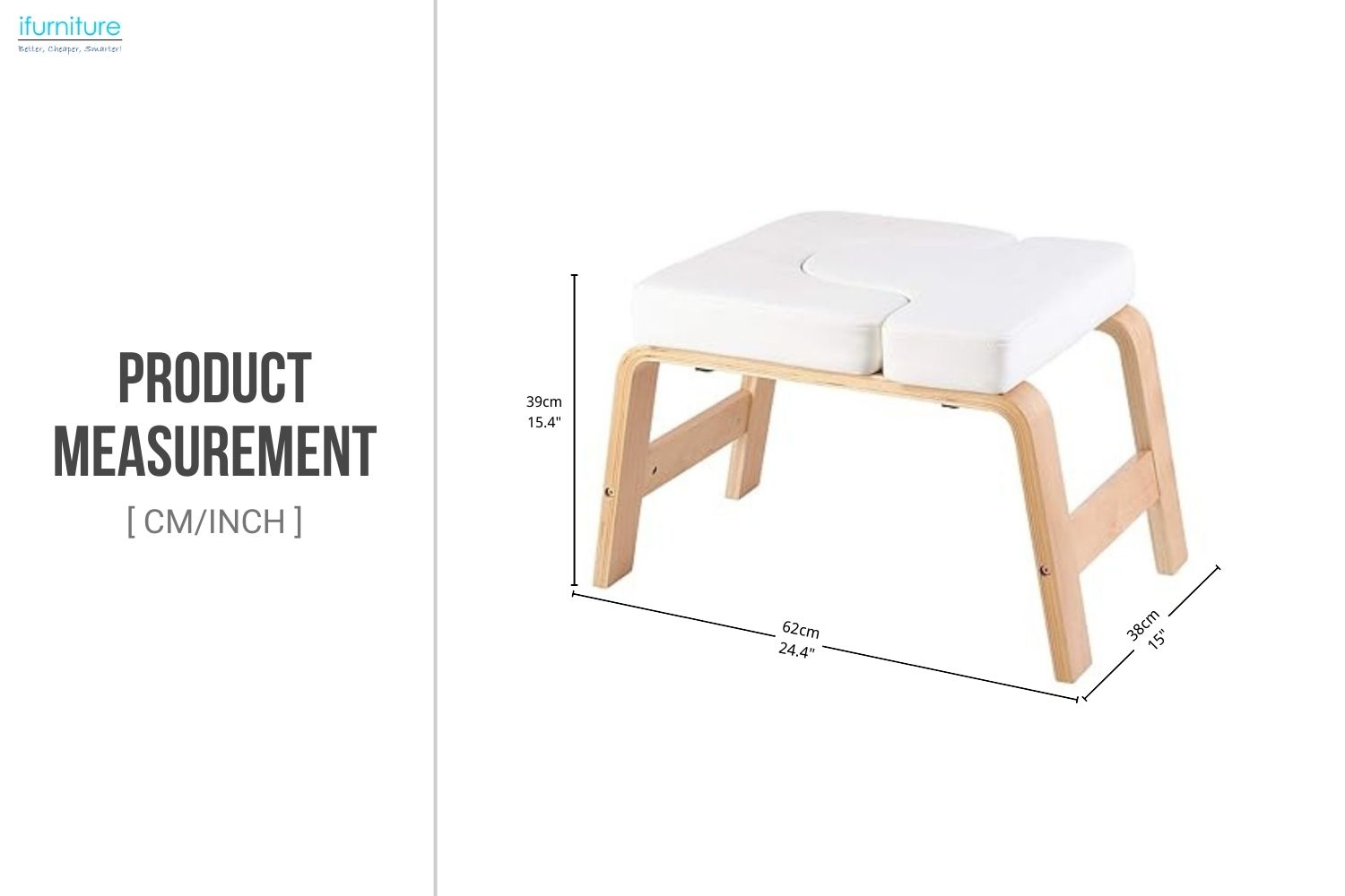 ORLA Yoga Inversion Bench (White)