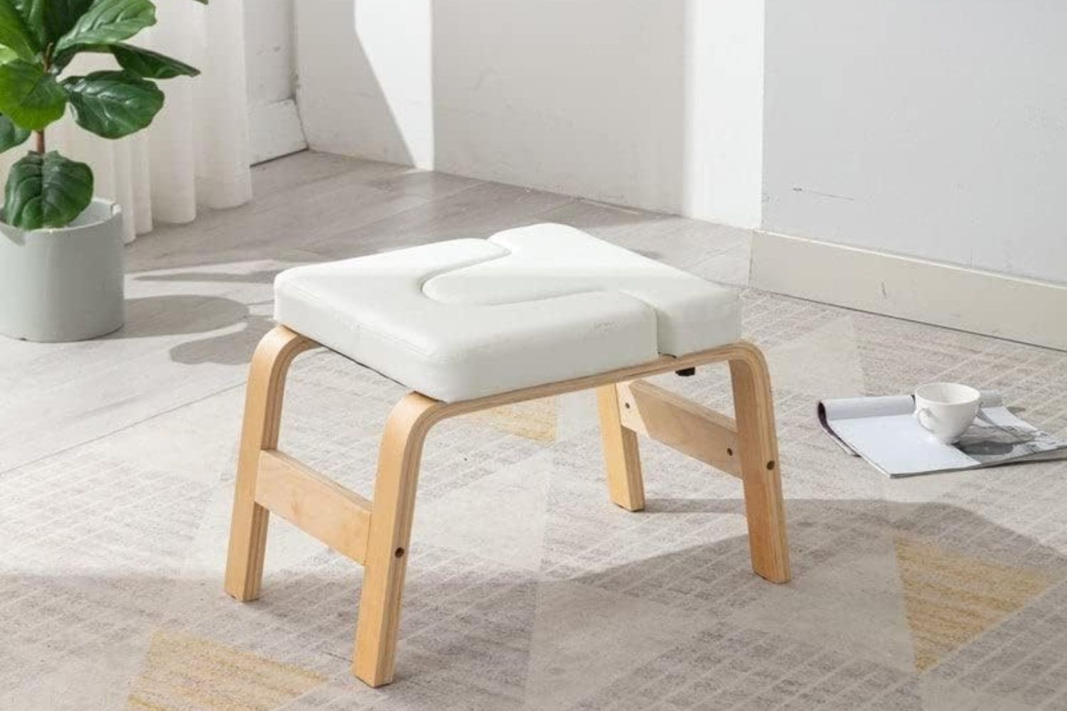 ORLA Yoga Inversion Bench (White)