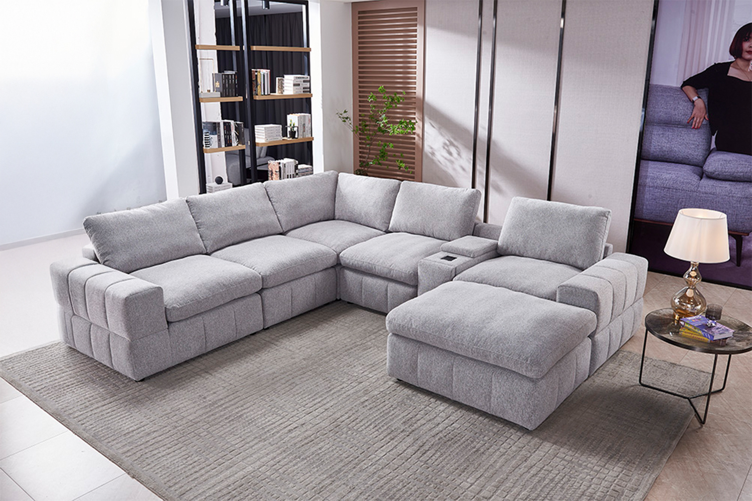 LUXEON Sectional Modular Sofa Range - Left Facing Armchair