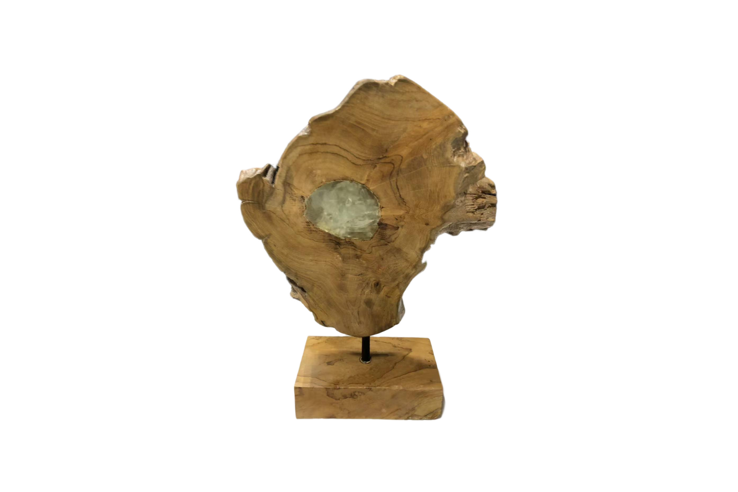 650-021 Teak Root Abstract Decorative Sculpture (23cmx35cm)