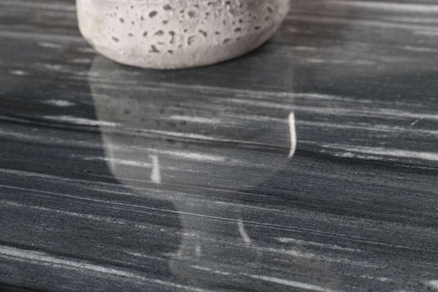 SOMMERFORD 163 Marble Top Dining Table (Black)