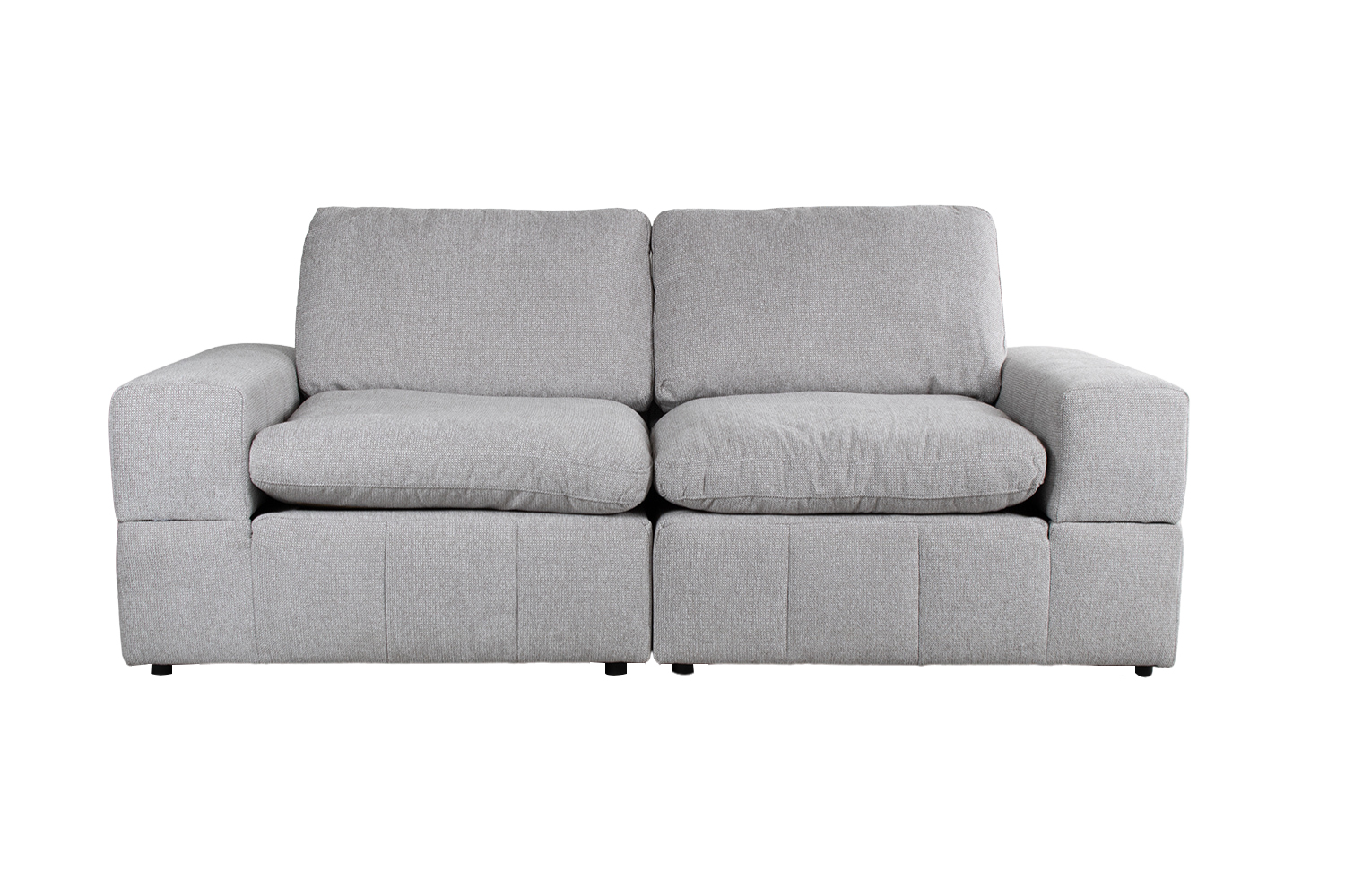 LUXEON Sectional Modular Sofa Range with Ottoman & Storage Console Hidden Cup Holders & Wireless ...