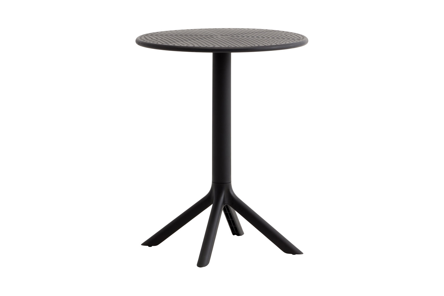 FLORINA D60 Round Dining Table - UV, Water & Moisture Resistance (Black)