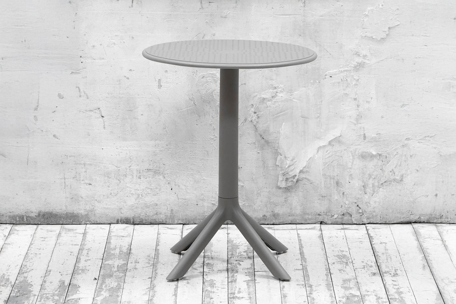 FLORINA D60 Round Dining Table - UV, Water & Moisture Resistance (Grey)