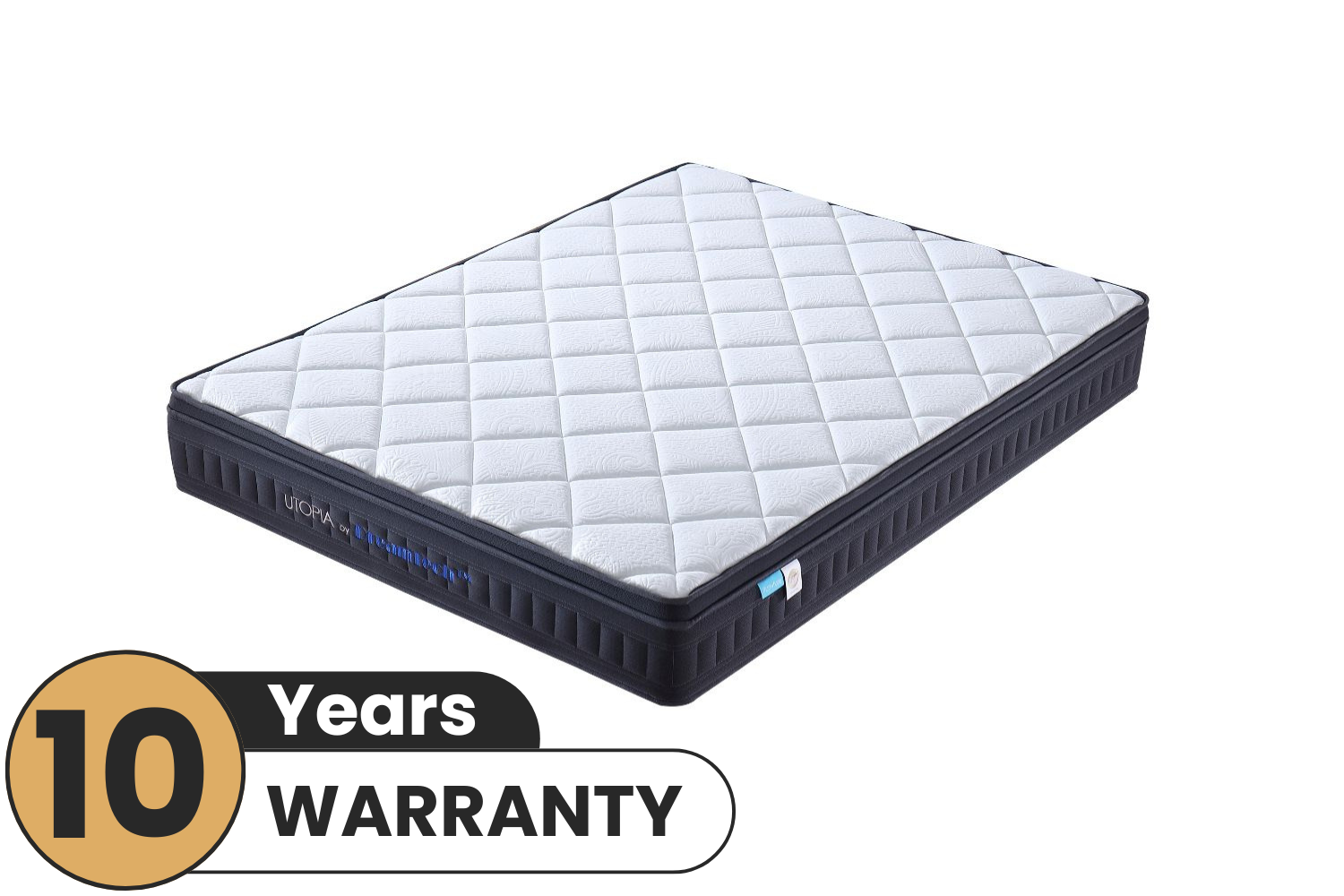 UTOPIA Memory Foam Euro Top Mattress in Single/King Single/Double/Queen ...