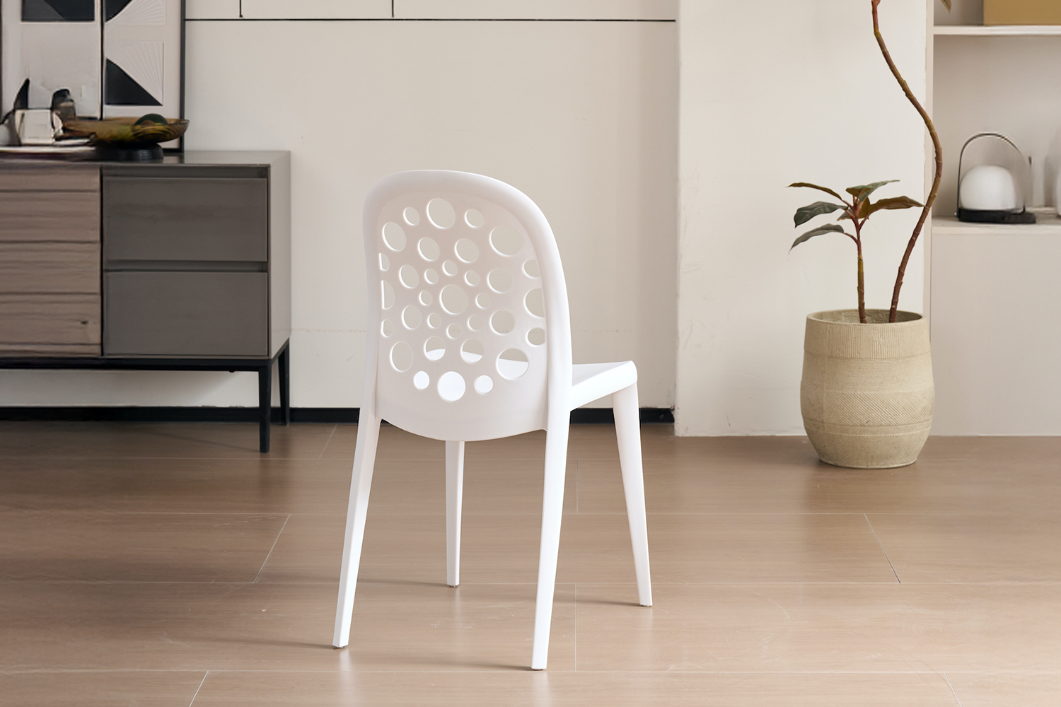 ANTHEA Cafe Chair/Dining Chair (White)