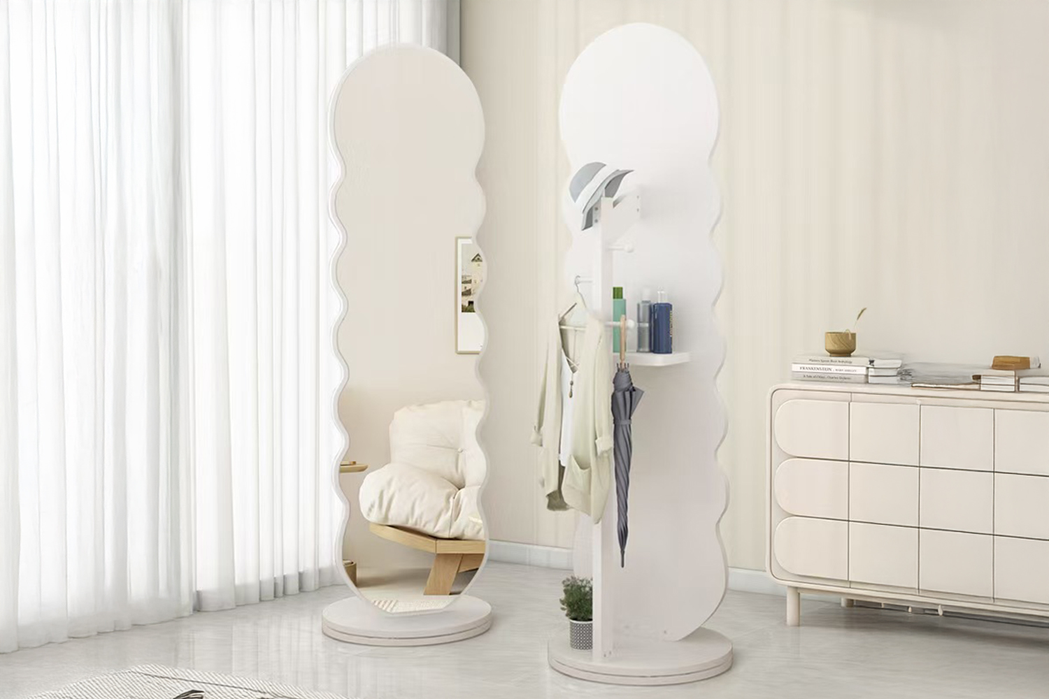TOVIA H170 Swivel Base Stand Mirror
