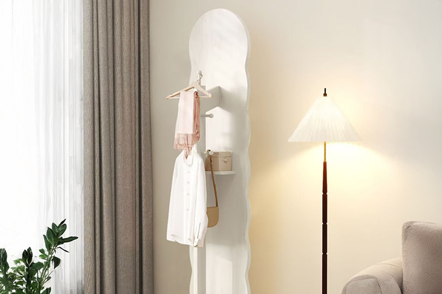TOVIA H170 Swivel Base Stand Mirror